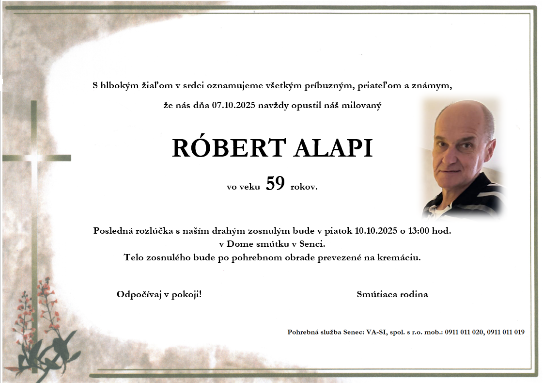 Róbert Alapi | Spomínam
